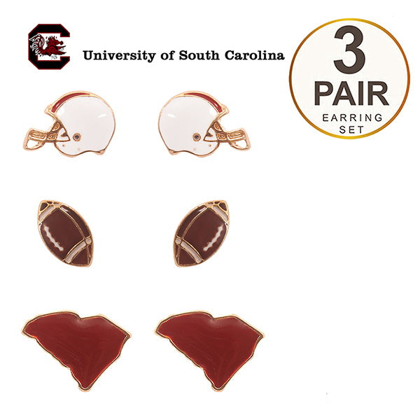 Game Day USC College Football Stud Earrings – US Jewelry House
